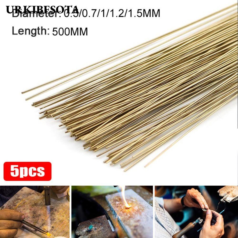 URKIBESOTA 5 chiếc Công cụ hàn dây vàng Hợp kim đồng bạc để sửa chữa đồ ...