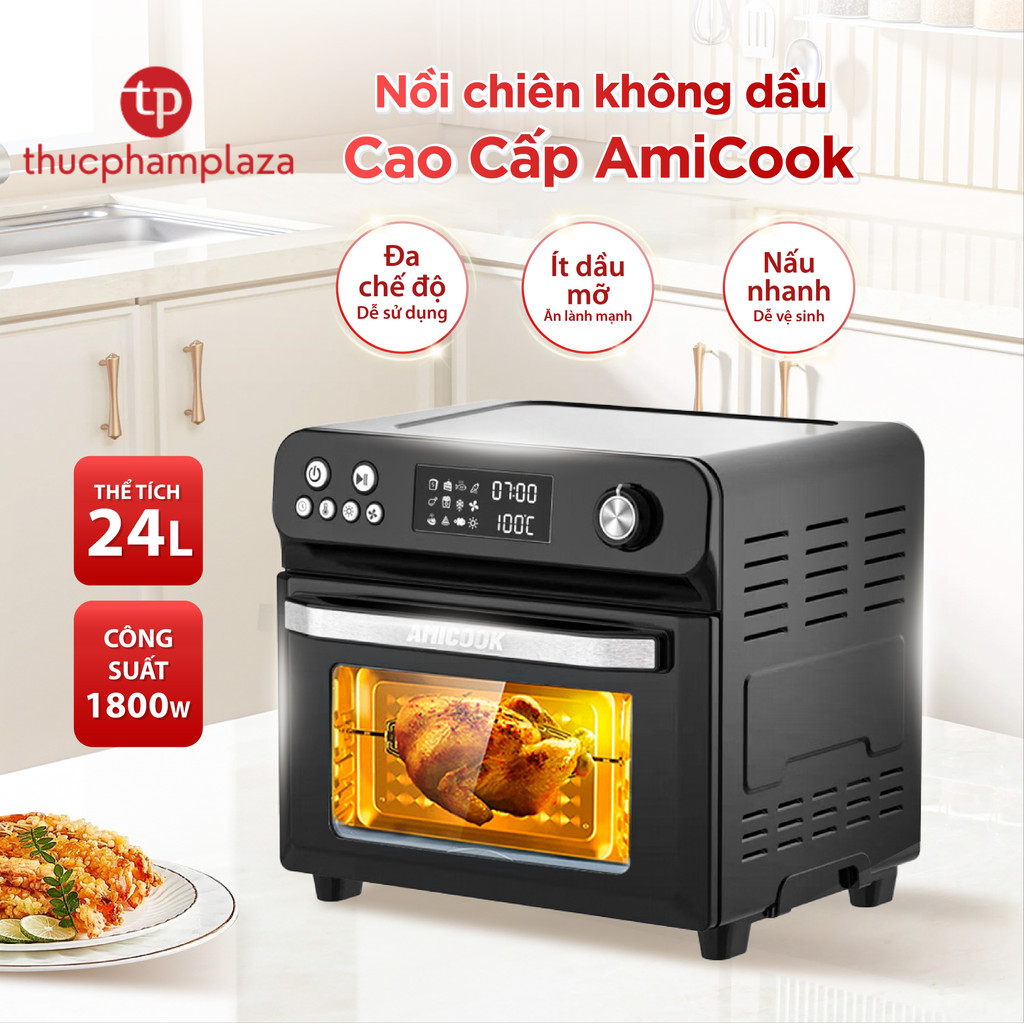 (GIẢM THÊM 400K) Nồi Chiên Không Dầu Dạng Lò 24L AMICOOK (Air Fryer ...