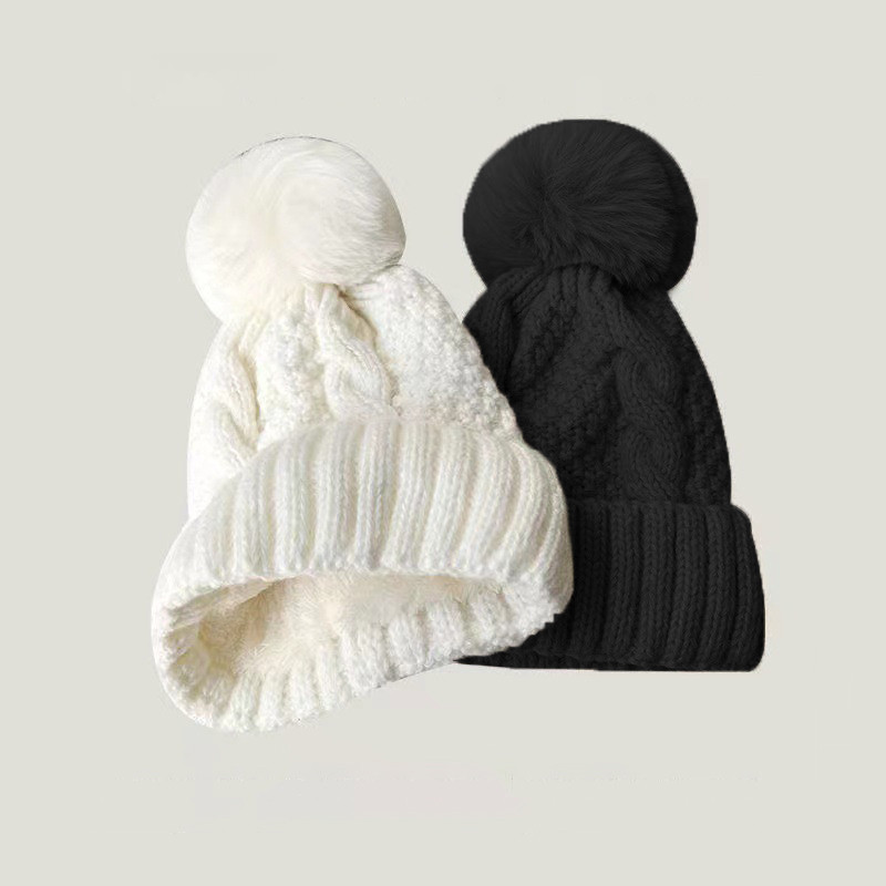 Mũ dệt kim len và nhung nữ - Thời trang thu đông, giữ ấm hiệu quả | Shopee Việt Nam