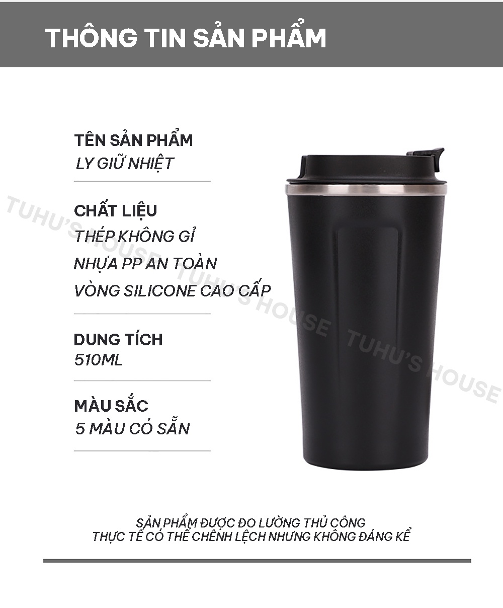 Ly giữ nhiệt khắc tên theo yêu cầu, cốc giữ nhiệt inox 304 cao cấp đựng coffee 510ml – TUHUHOUSE ...