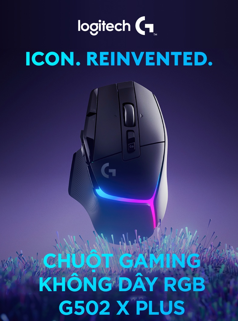 Chuột gaming không dây Logitech G G502 X PLUS LIGHTSPEED LIGHTFORCE ...