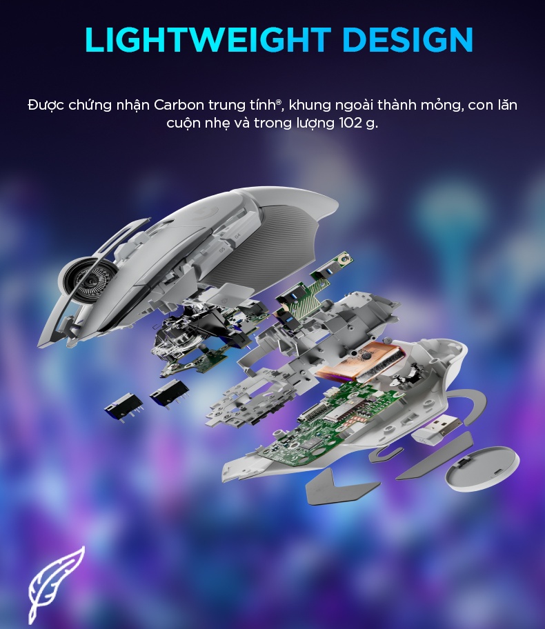 Chuột gaming không dây Logitech G G502 X LIGHTSPEED – Switch LIGHTFORCE ...