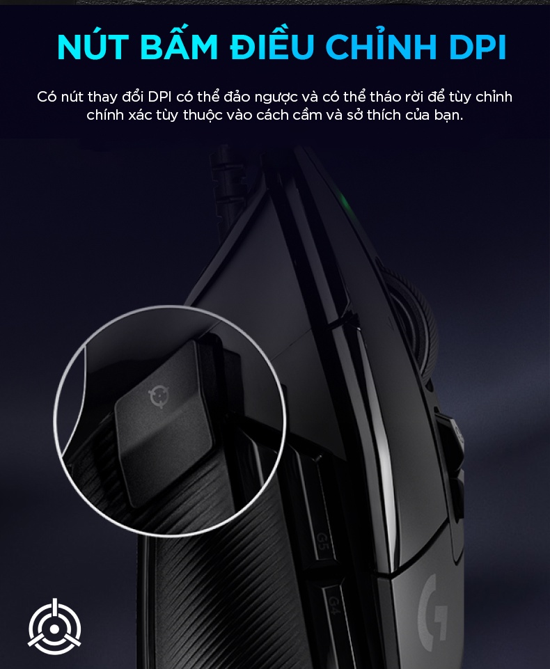 Chuột gaming có dây Logitech G G502 X – switch LIGHTFORCE hybrid, Cảm ...
