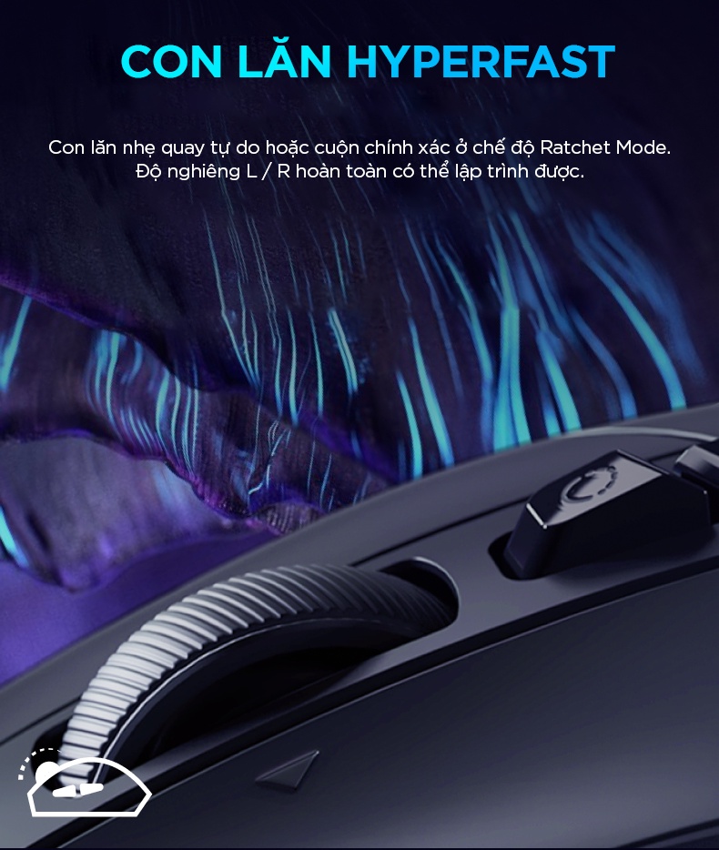 Chuột gaming không dây Logitech G G502 X LIGHTSPEED – Switch LIGHTFORCE ...