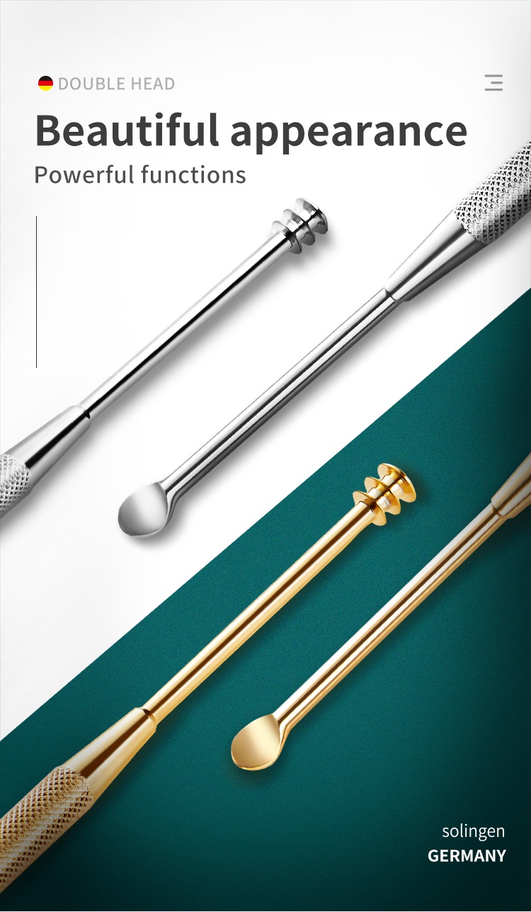 Mr.green Double End Ear Pick 360° Làm sạch Ba vòng Ear Wax Remover Ear ...