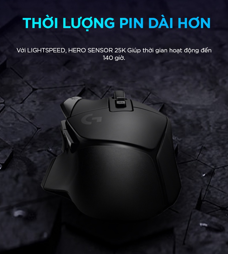 Chuột gaming không dây Logitech G G502 X LIGHTSPEED – Switch LIGHTFORCE ...