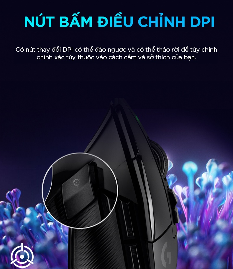 Chuột gaming không dây Logitech G G502 X LIGHTSPEED – Switch LIGHTFORCE ...