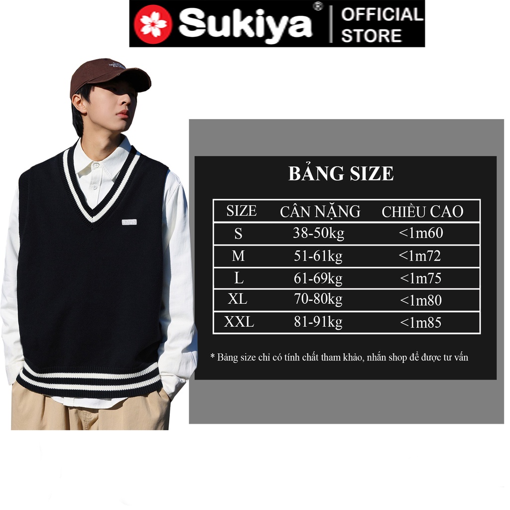 Áo Len Ghile Nam Nữ Kẻ Cổ SUKIYA Chất Len Lông Cừu Mềm Mịn Hàng Cao Cấp ...