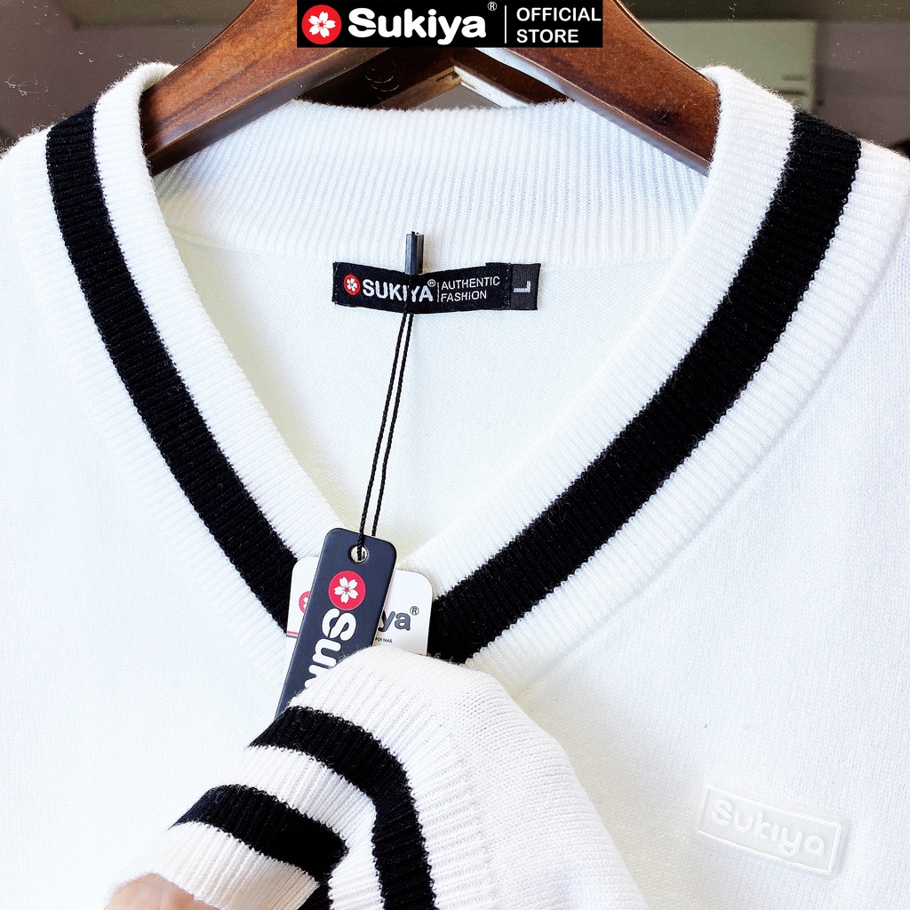 Áo Len Ghile Nam Nữ Kẻ Cổ SUKIYA Chất Len Lông Cừu Mềm Mịn Hàng Cao Cấp ...