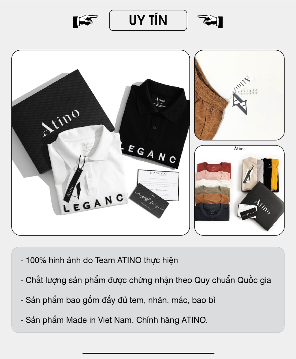 Áo Polo Nam Viền Cổ ATINO thanh lịch vải cá sấu Cotton cao cấp thoáng ...