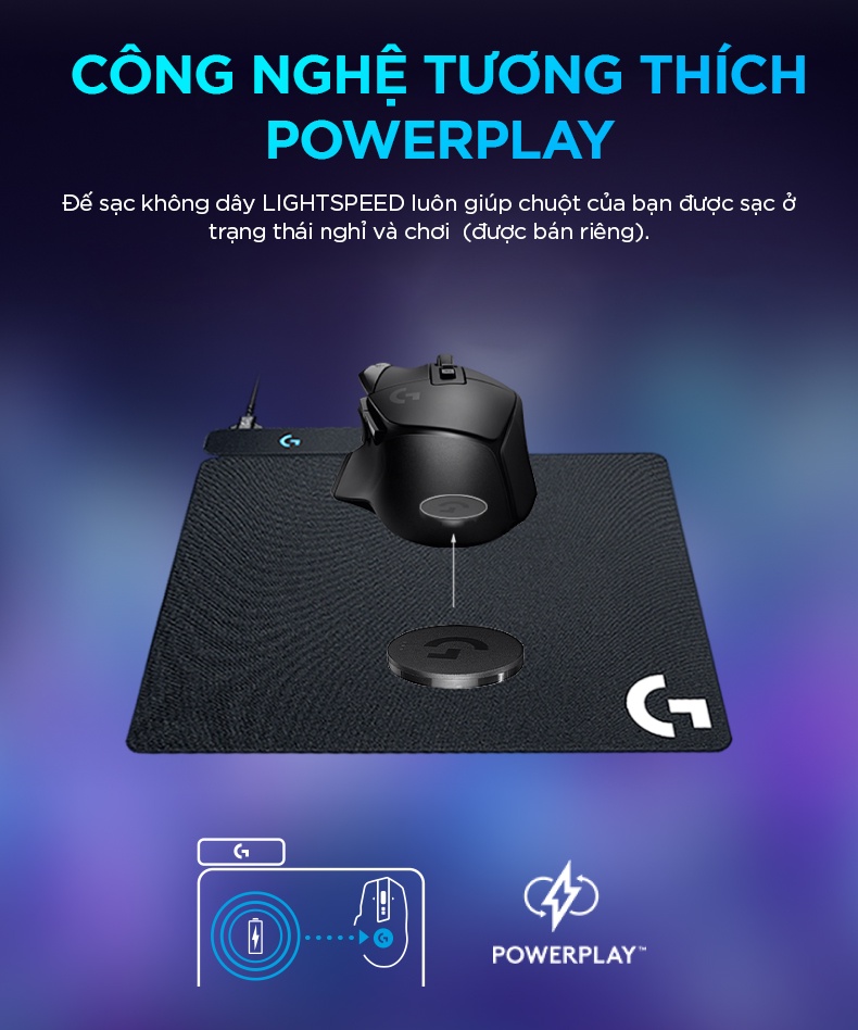 Chuột gaming không dây Logitech G G502 X LIGHTSPEED – Switch LIGHTFORCE ...