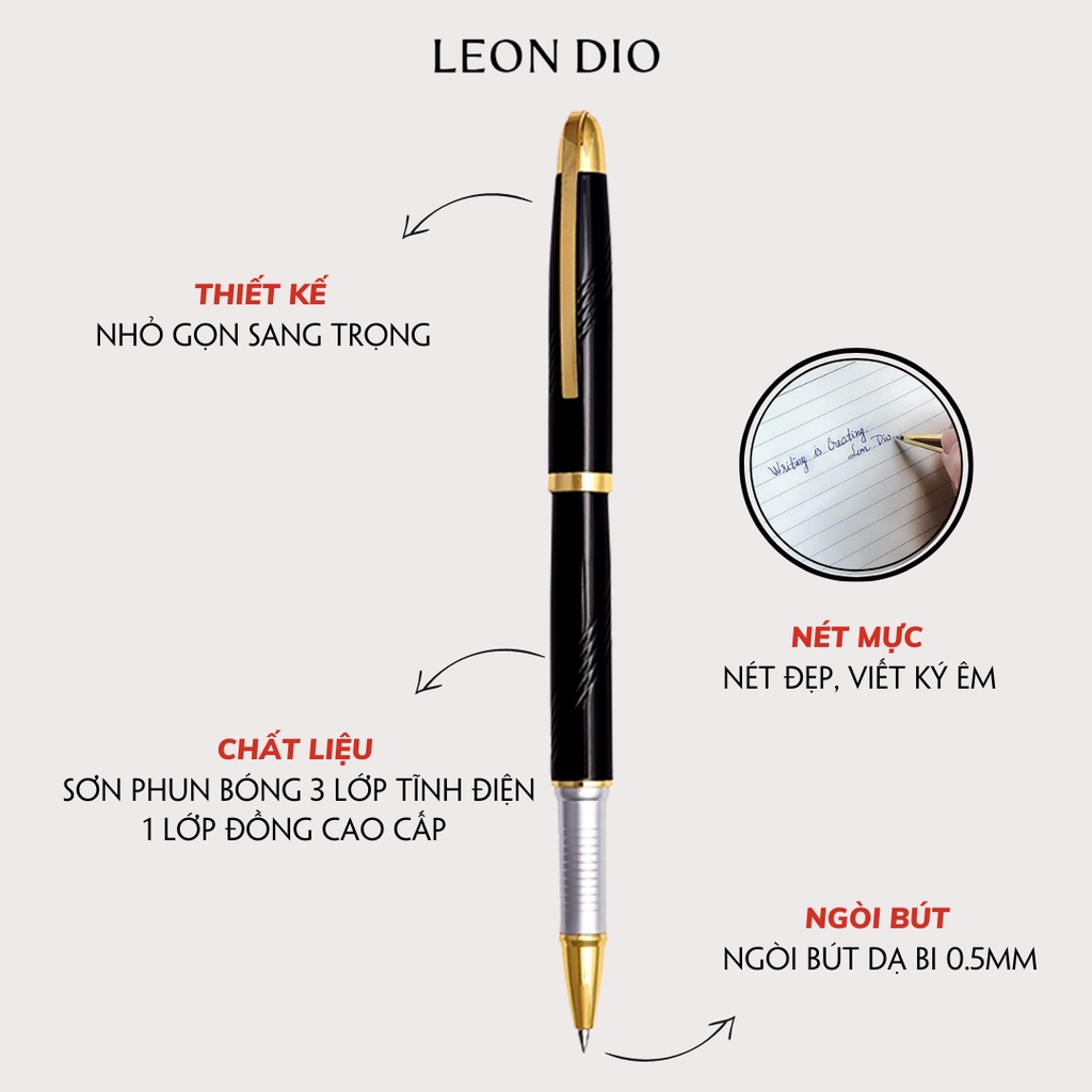 Bút Ký Tên, Viết Kí Dạ Bi Khắc Chữ Theo Yêu Cầu Leon Dio Aspire - Ngòi ...