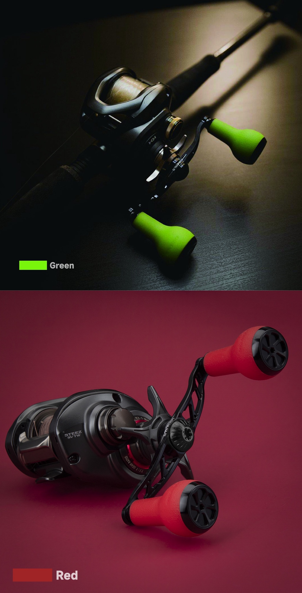 Tay quay câu cá GOMEXUS thích hợp cho cần câu Shimano Calcutta Curado ...