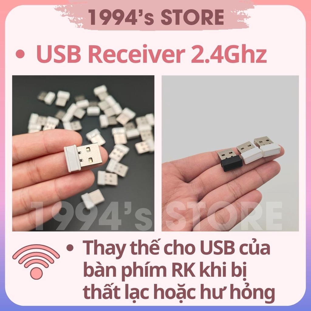RK Đầu thu USB Receiver 2.4Ghz để thay thế cho USB bàn phím RK Royal ...