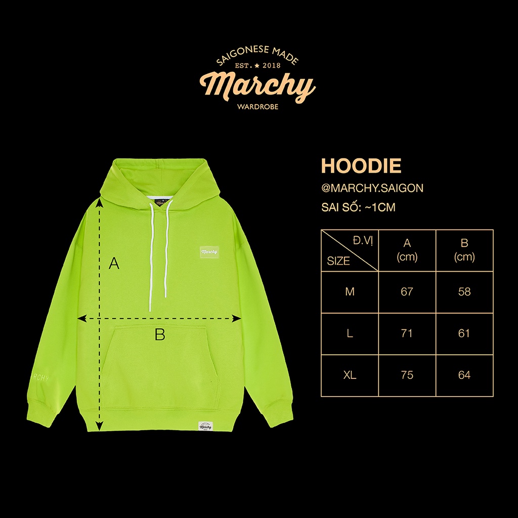 MARCHY - Basic Hoodie SS1 - Áo khoác tròng đầu | Shopee Việt Nam
