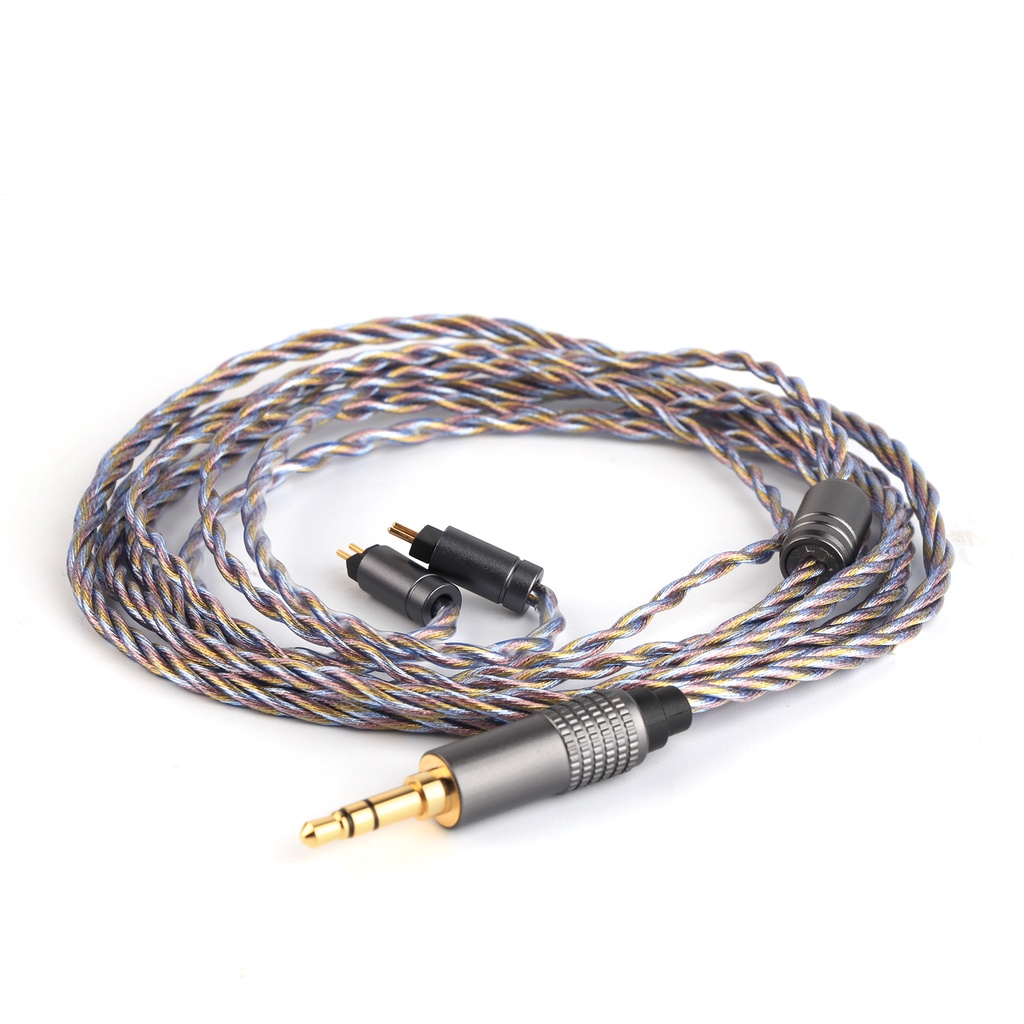 Tripowin Zoe Upgraded Earphone Cable 4-Core Pure Copper Silver-Plated ...