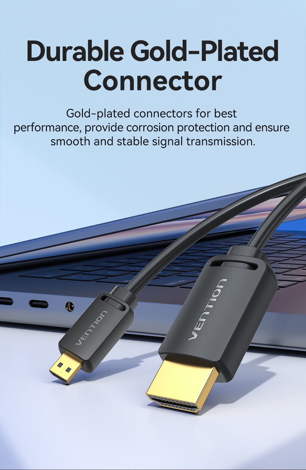Cáp HDMI Vention Mini HDMI Sang HDMI 4K 60Hz nam đến nam HDMI cáp HDMI ...