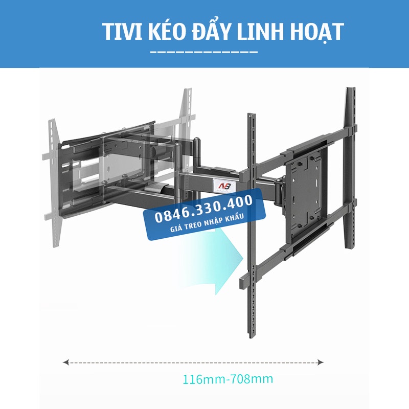 #NBSP5 / Giá treo tivi xoay đa năng NB SP5 50 - 90 Inch / 75 - 110 Inch - Khung Treo Tivi Xoay ...