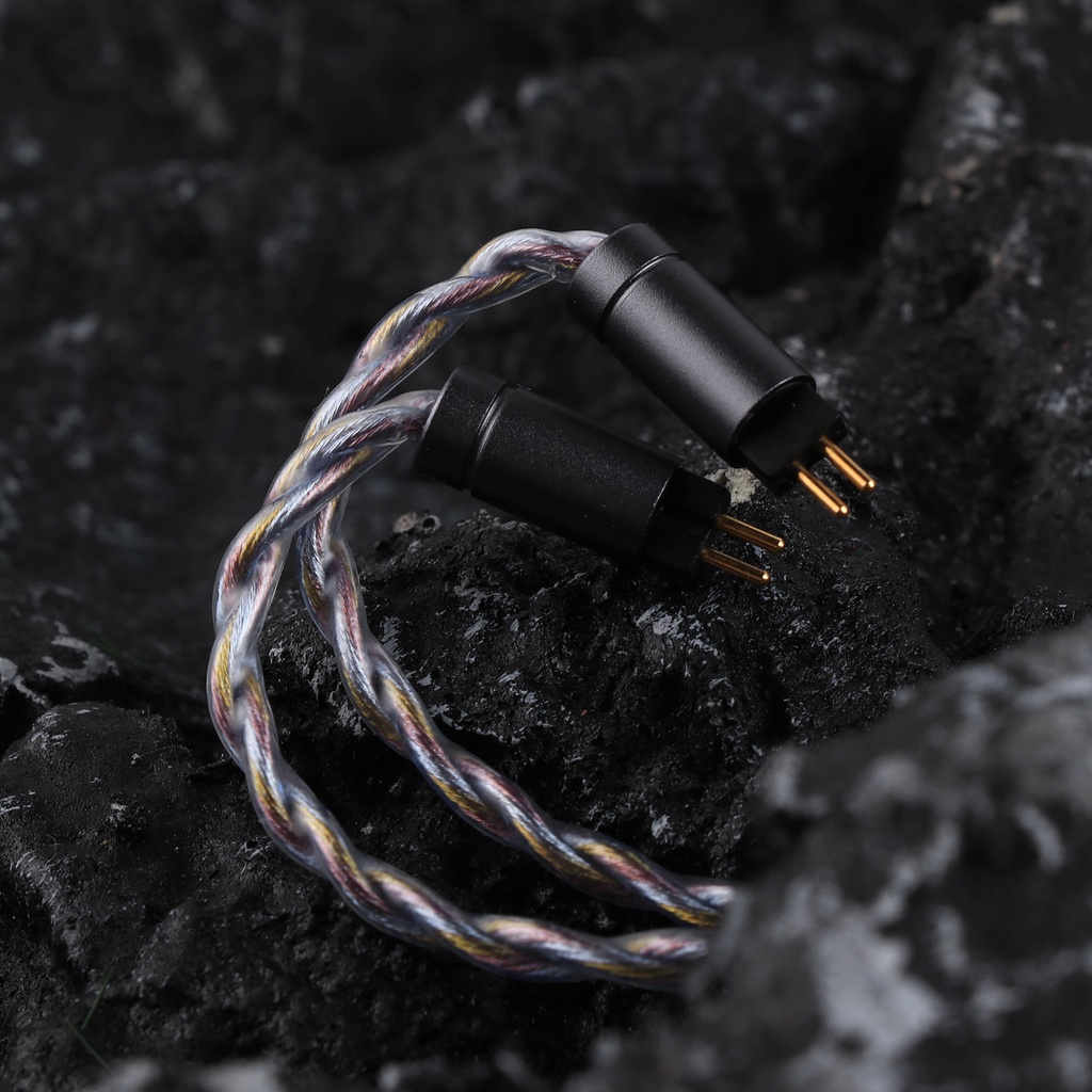 Tripowin Zoe Upgraded Earphone Cable 4-Core Pure Copper Silver-Plated ...