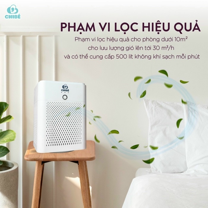 Máy lọc không khí mini chibé bảo hành chính hãng 12 tháng | Shopee Việt Nam