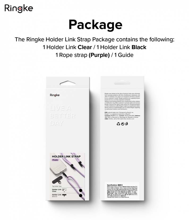 Dây đeo điện thoại RINGKE Holder Link Strap | Shopee Việt Nam