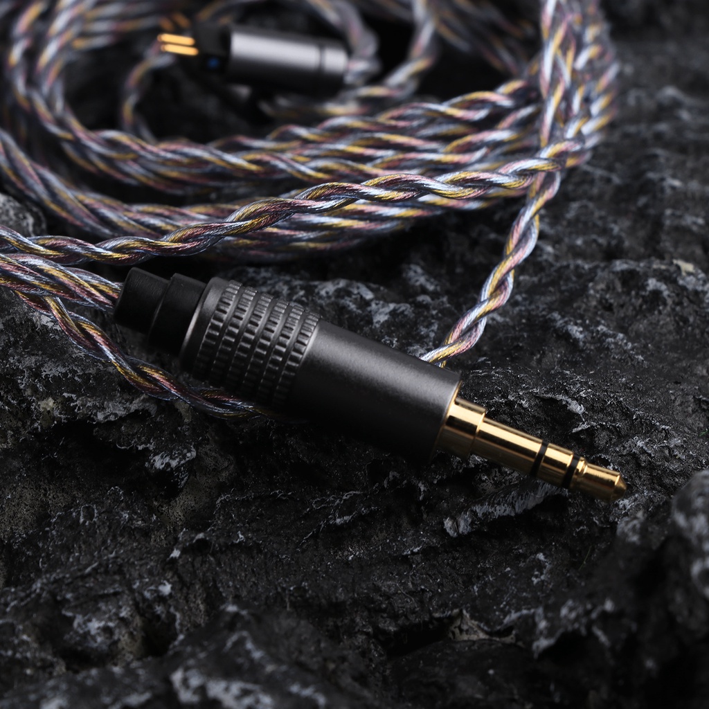 Tripowin Zoe Upgraded Earphone Cable 4-Core Pure Copper Silver-Plated ...