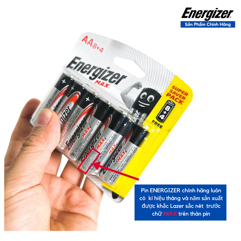 Pin AA , AAA , AAAA , 9V - Pin Energizer 1,5V Siêu Bền - Hàng Chính ...