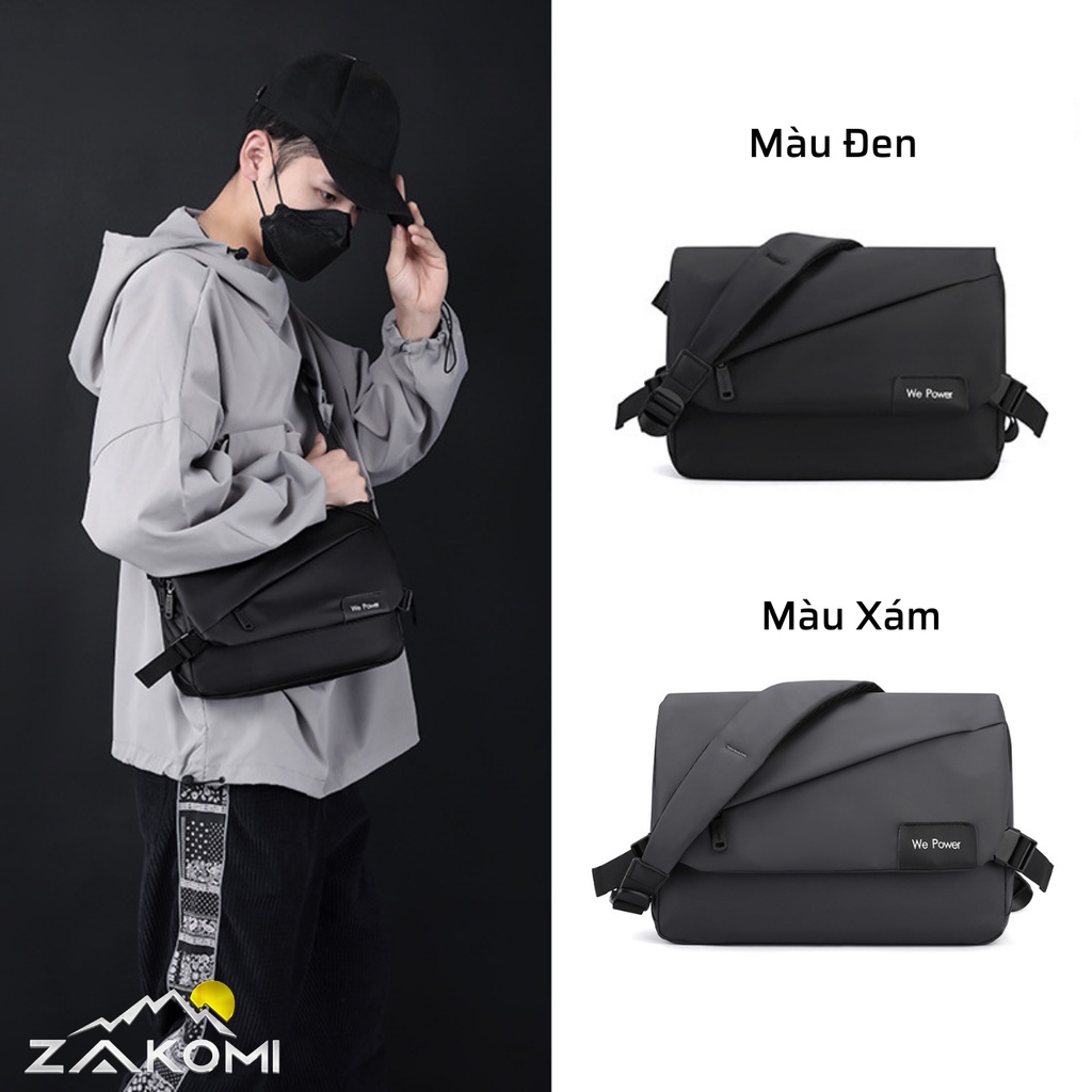Túi đeo chéo Messenger We Power Zakomi (ZMES02) vải cao cấp chống thấm ...