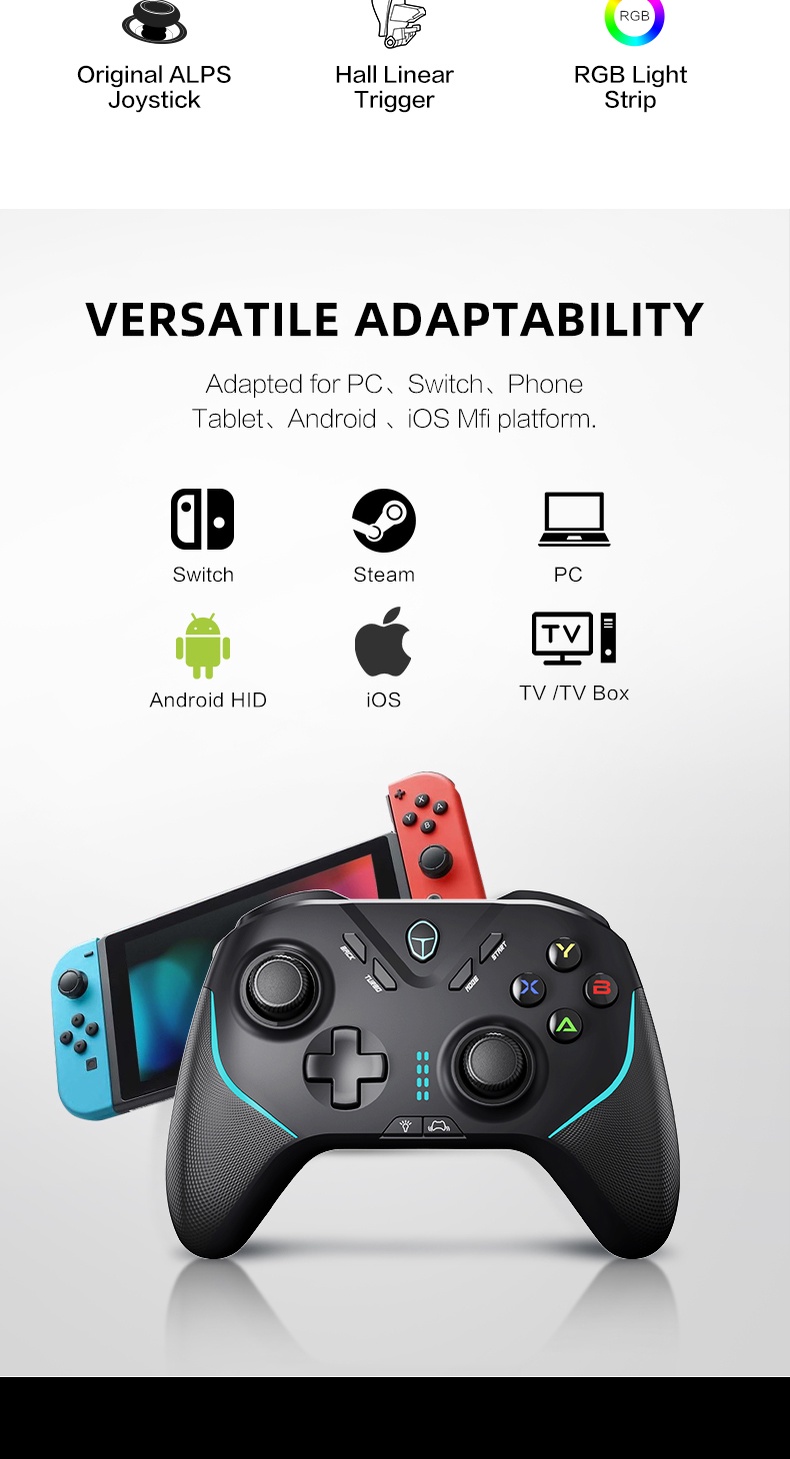 Tay Cầm Chơi Game Thunderobot G50 Pro 2.4G Không Dây / Bluetooth 3 Chế ...