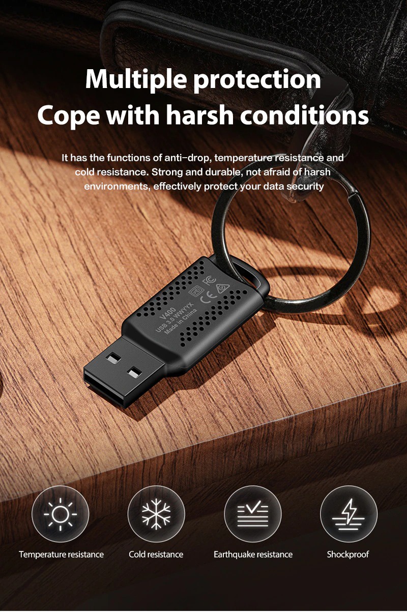 USB Lexar JumpDrive V400 32GB/ 64GB, Chuẩn USB 3.0, Tốc độ đọc 100Mb/s ...