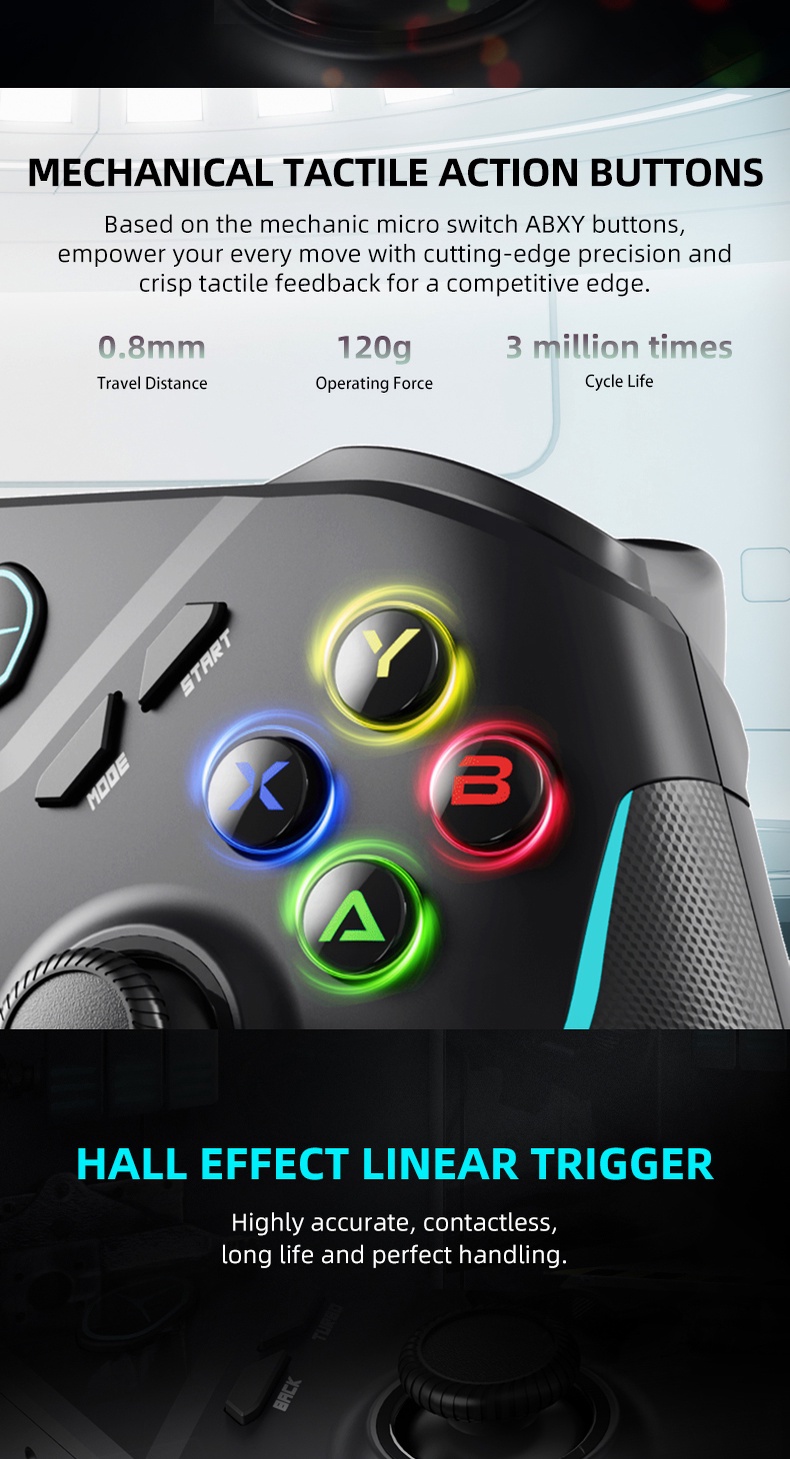 Tay Cầm Chơi Game Thunderobot G50 Pro 2.4G Không Dây / Bluetooth 3 Chế ...