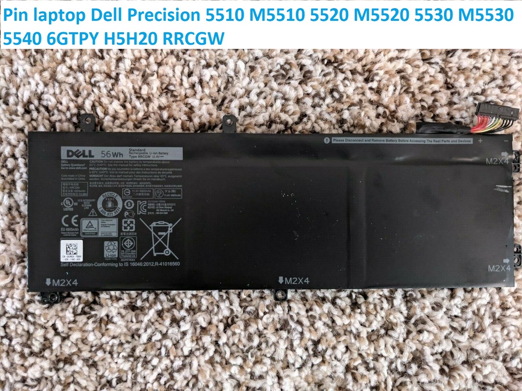 ⚡️ Pin laptop Dell Precision 5510 M5510 5520 M5520 5530 M5530 5540 ...