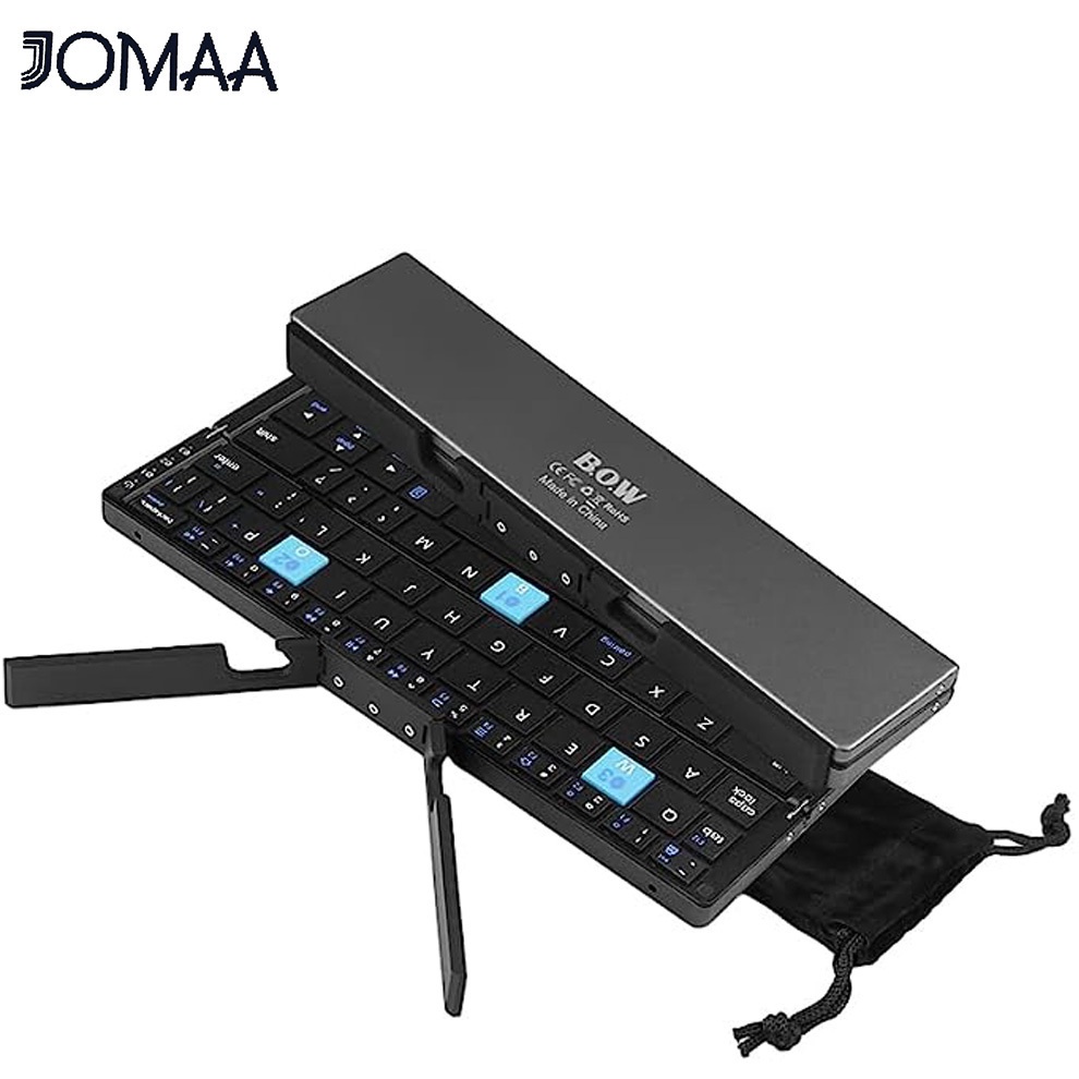 Jomaa Bàn Phím bluetooth Không Dây mini 3 Thiết Bị Hỗ Trợ Giá Đỡ Điện Thoại / Máy Tính Bảng Có ...