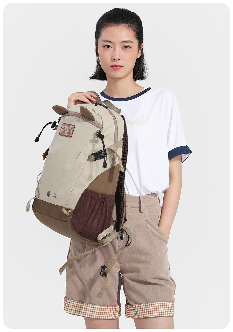 Balo du lịch CAMEL CROWN 18l siêu nhẹ không thấm nước có thể gập lại cho nam nữ đi bộ đường ...