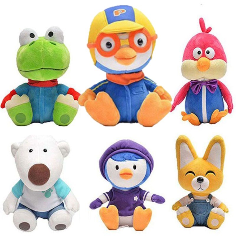 23cm Đồ chơi thú bông hình nhân vật hoạt hình Hàn Quốc chim cánh cụt ...