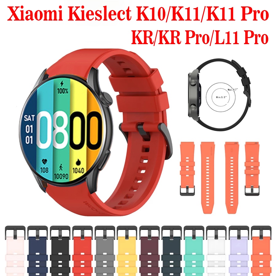 Silicone Dây Đeo Silicon Cho Đồng Hồ Thông Minh Xiaomi Kieslect K11 K10 KR L11 Pro Kieslect K11 ...