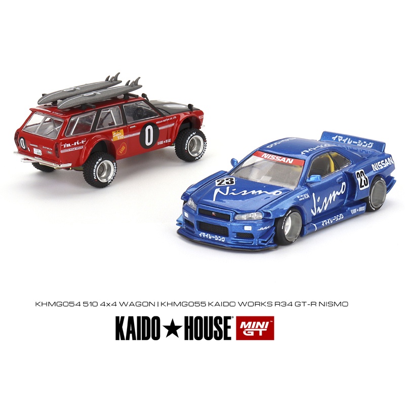 1:64 kaido house minigt skyline gtr r34 datsun kaido 510 wagon hợp kim ...