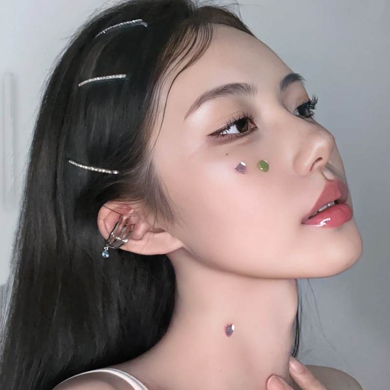 1 Kẹp Tóc Kim Loại Lấp Lánh Thời Trang | Shopee Việt Nam