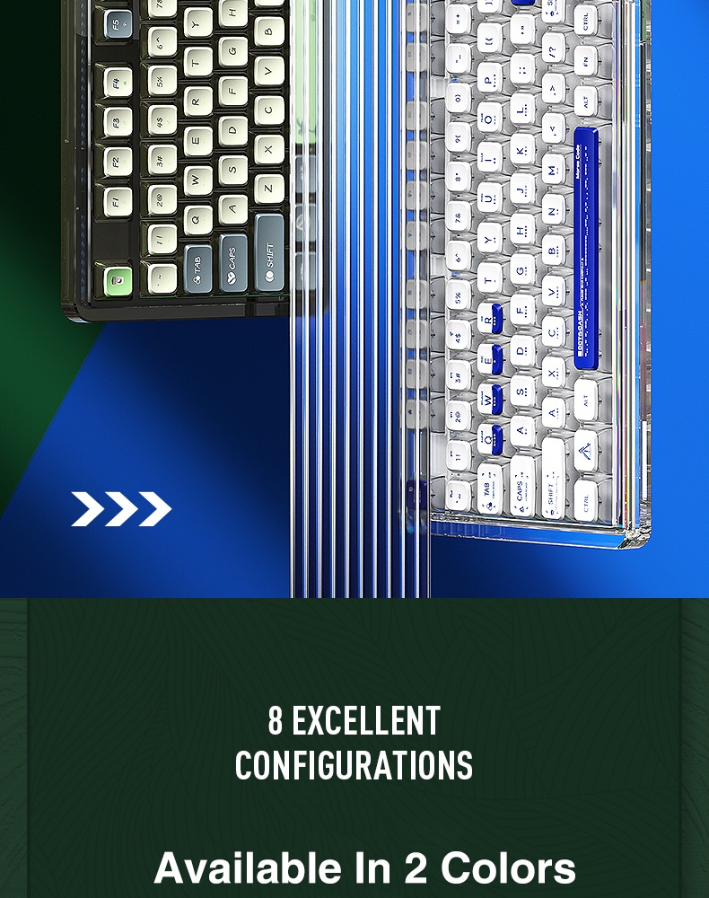 Bàn Phím Cơ aula leobog k81 Không Dây bluetooth 5.0 / 2.4g / 3 Chế Độ ...