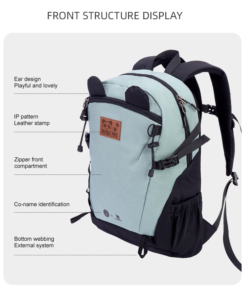 Balo du lịch CAMEL CROWN 18l siêu nhẹ không thấm nước có thể gập lại cho nam nữ đi bộ đường ...