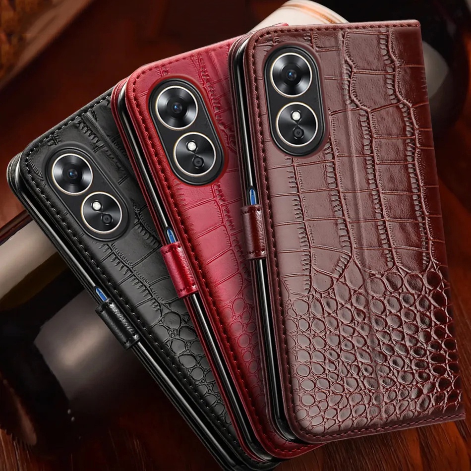 Bao Nắp Gập Chất Giả Da Cá Sấu Nhiều Mẫu Mã Cho Điện Thoại oppo a58 4g ...