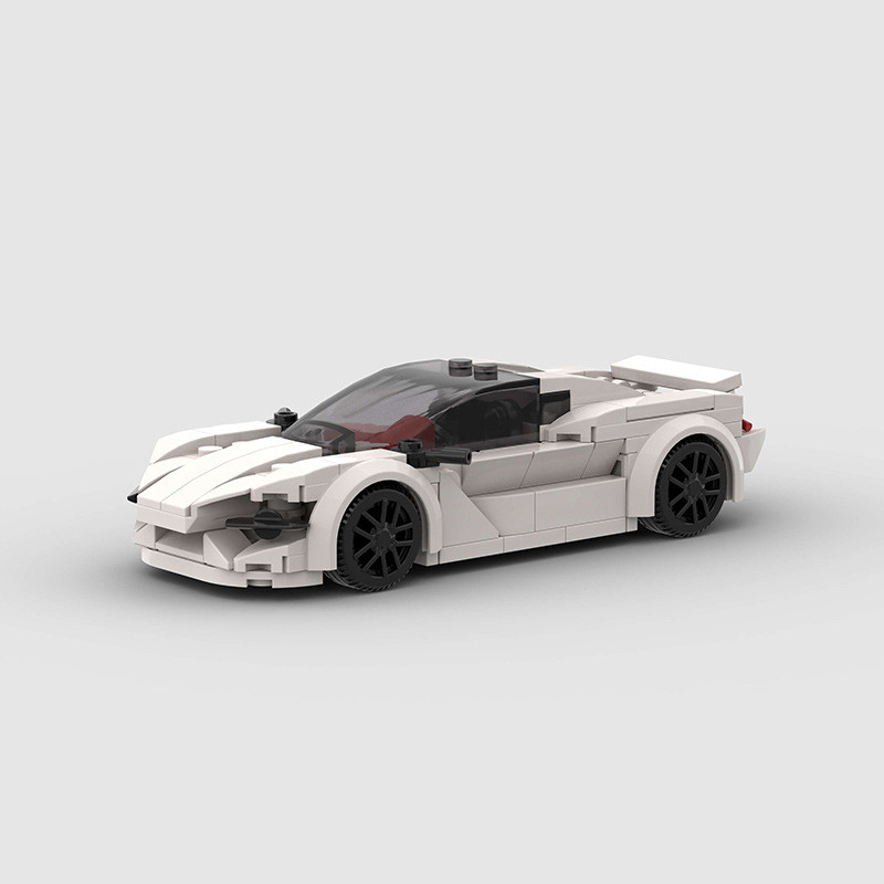 Khối xây dựng ô tô siêu thể thao MOC McLaren 765lt Tương thích với gạch ...