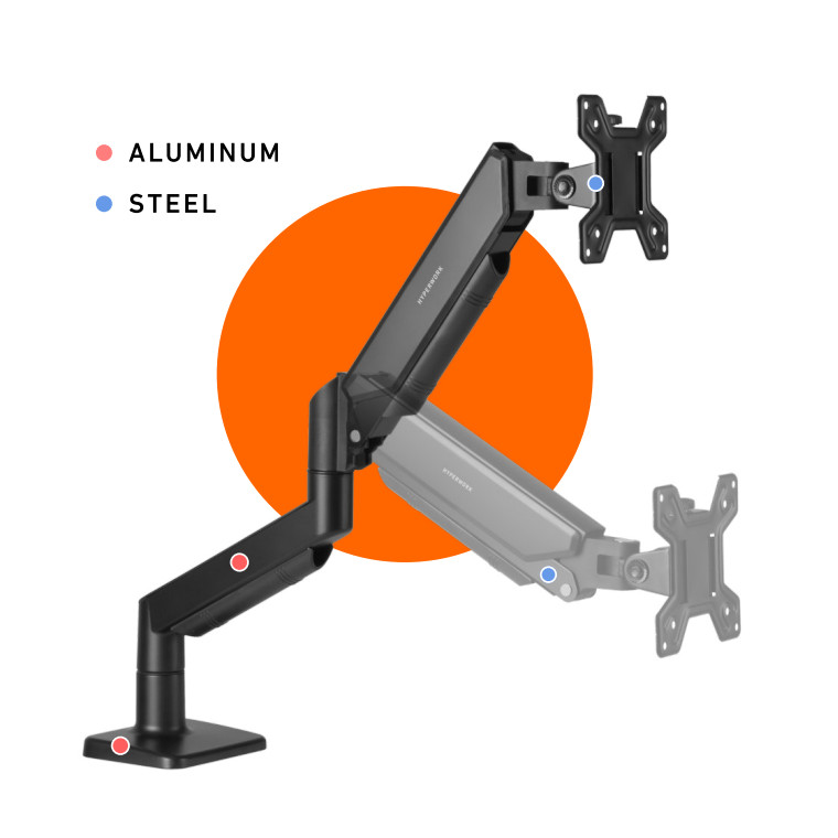 Giá đỡ màn hình Hyperwork Core Arm SA01 - Phù hợp màn 22 - 34" - Tải ...