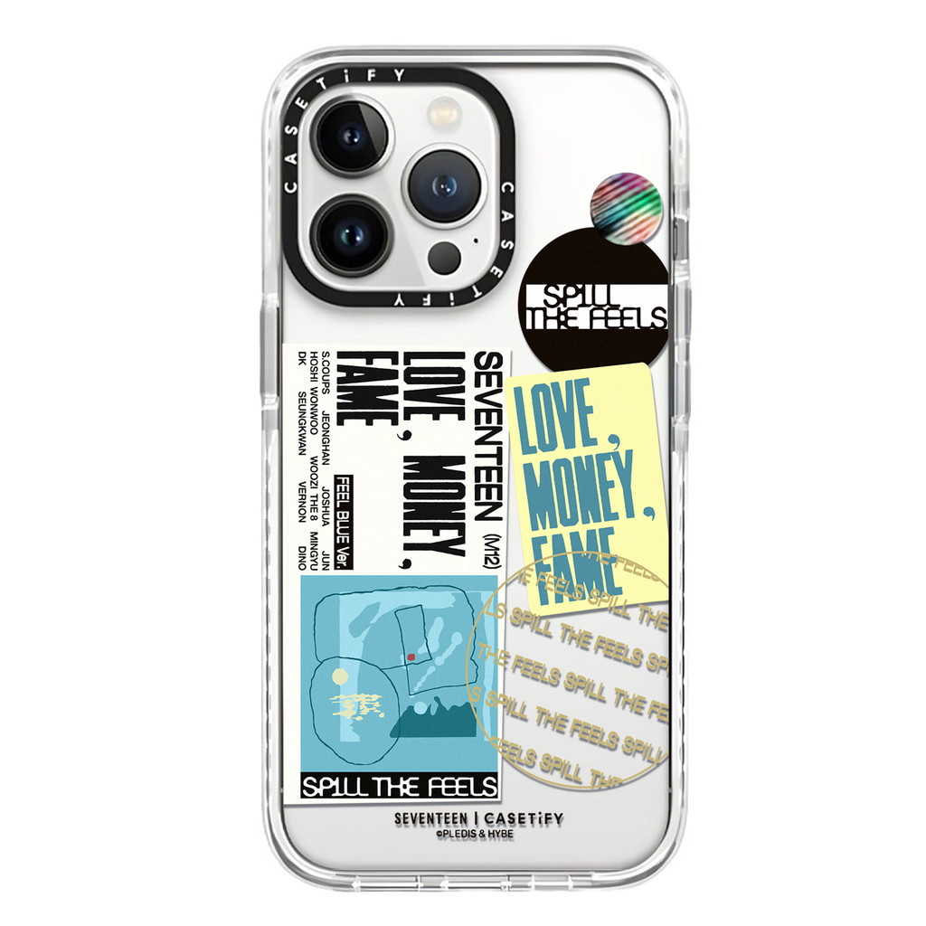 Ốp điện thoại TPU silicon mềm CASETiFY SEVENTEEN SPILL THE FEELS M12 cho iPhone 16 11 12 13 Mini ...