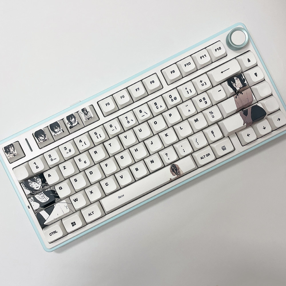 Reze Keycaps Anh Đào Hồ Sơ PBT Nhuộm Thăng Hoa Máy Cưa Xích Người ...