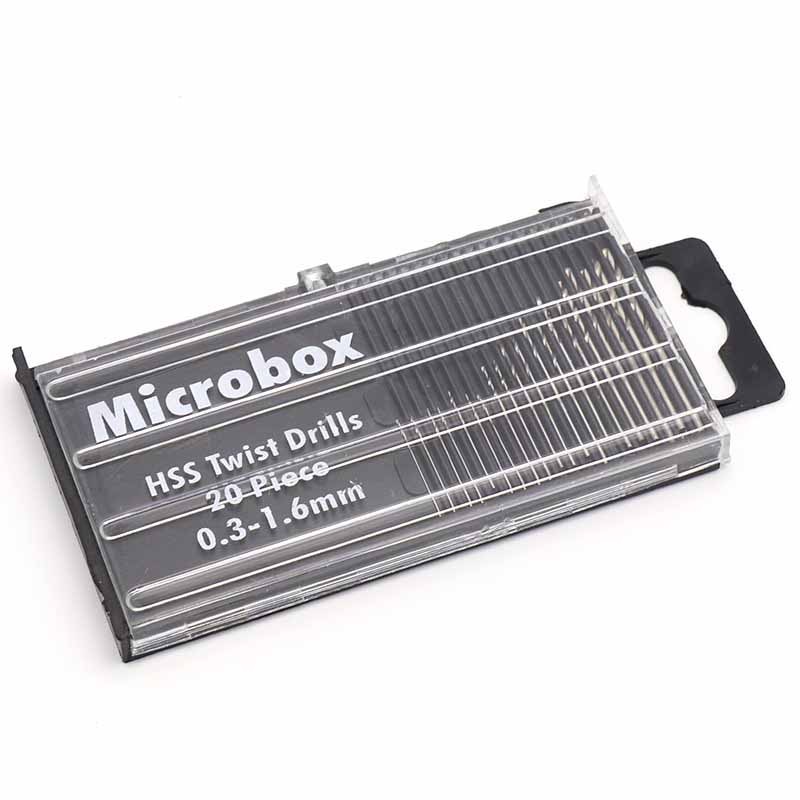 Bộ mũi khoan thép tốc độ cao Mini 0,3mm-1,6mm dành cho hàng thủ công ...