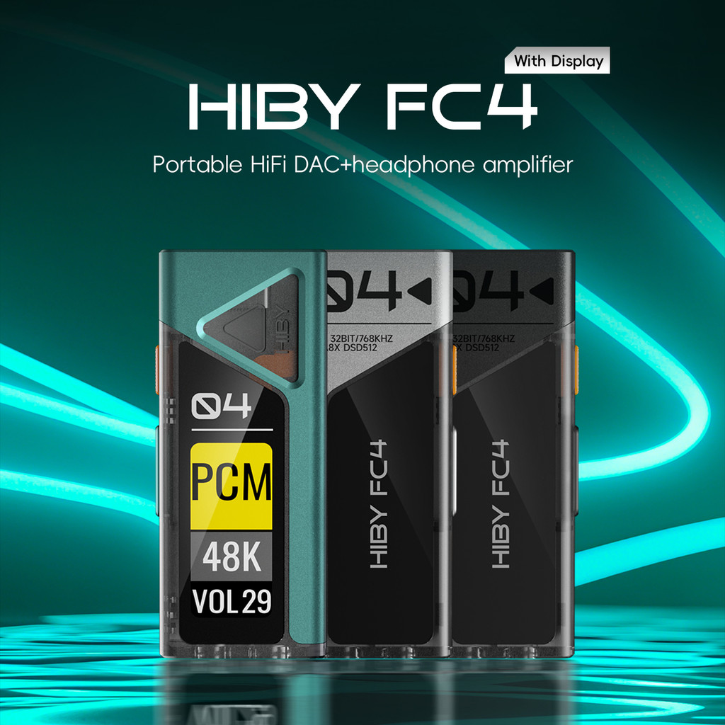 HiBy FC4 HiFi USB DAC Bộ khuếch đại tai nghe Dual CS43131 AB1565 Bộ giải mã PCM768 DSD512 Đầu ra ...