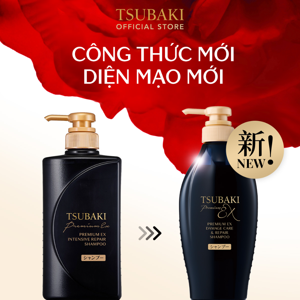 Dầu gội Phục hồi chuyên sâu Tsubaki Premium Ex Damage Care & Repair Shampoo 450ml | Shopee Việt Nam