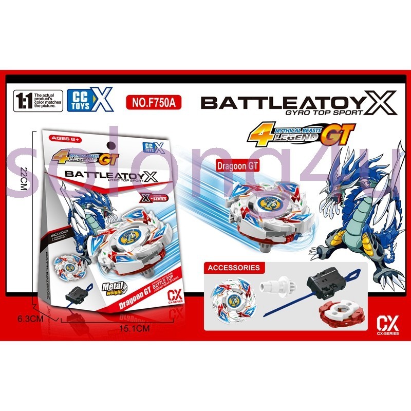 CX00 Dragon GT Dranzer GT Driger G Draciel G Spinning Tops X Set với ...