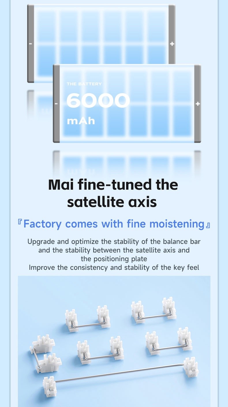 Hàng có sẵn!2025 Mới! MCHOSE K99 v2 bàn phím cơ tùy chỉnh bluetooth không dây bàn phím chơi game ...